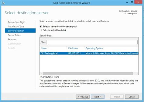 install and configure dhcp server on windows server 2012 r2 technig