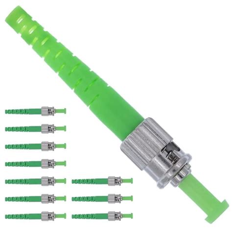 Fiber Optics Connector St Apc Simplex Single Mode 10 Pack At The