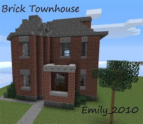 Brick Townhouse Minecraft Map