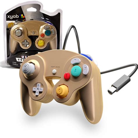 Nintendo Gamecube Wired Controller Gold Throwback Gaming