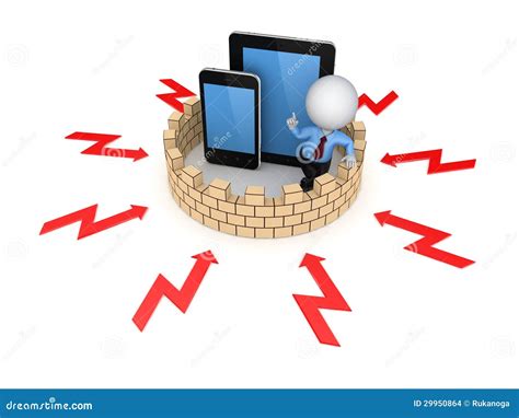 Firewall Concept Stock Photo Image Of Modern Computer 29950864
