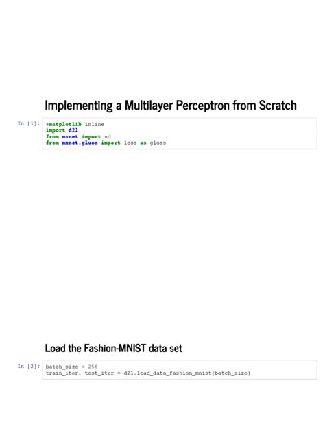 Mlp Scratch Pdf