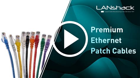 Premium Custom Ethernet Patch Cables Made In The Usa