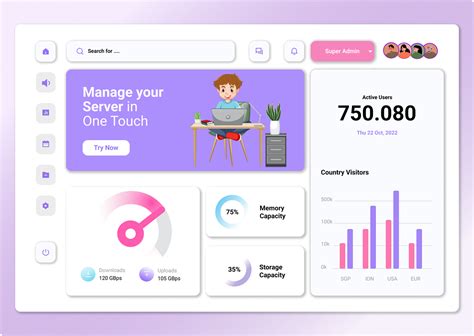 My First Ui Dashboard Design Behance