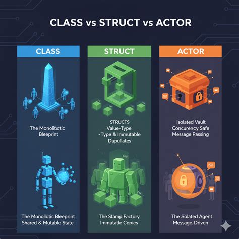 Class Vs Struct Vs Actor A Senior Guide To State And Identity By