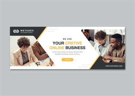 Facebook Cover Template 1640x720
