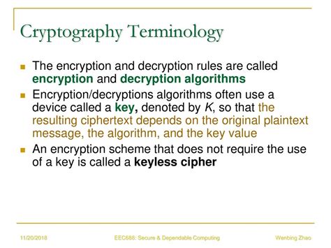 Eec 688 788 Secure And Dependable Computing Ppt Download