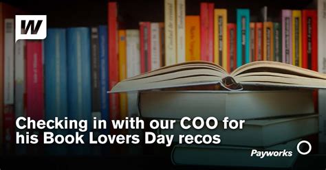 Book Lovers Day Recos From Mike Our Chief Operating Officer