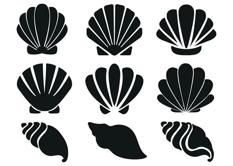 Seashell Silhouette At James Sumrall Blog