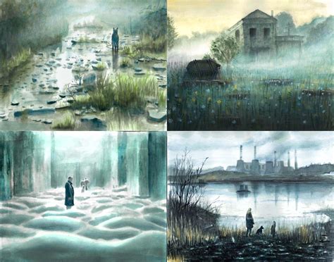 I Watercolored Some Of My Favorite Stills From Stalker 1979 There Is