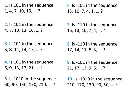 sequences is a value a term in a sequence ppt download