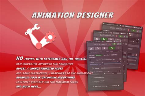 Animation Designer Animation Tools Unity Asset Store
