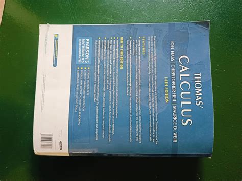 Buy Thomas Calculus 14th Edition Bookflow