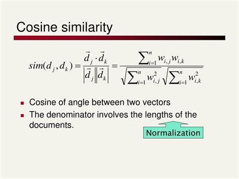 Ppt Cosine Similarity Powerpoint Presentation Free Download Id6563482