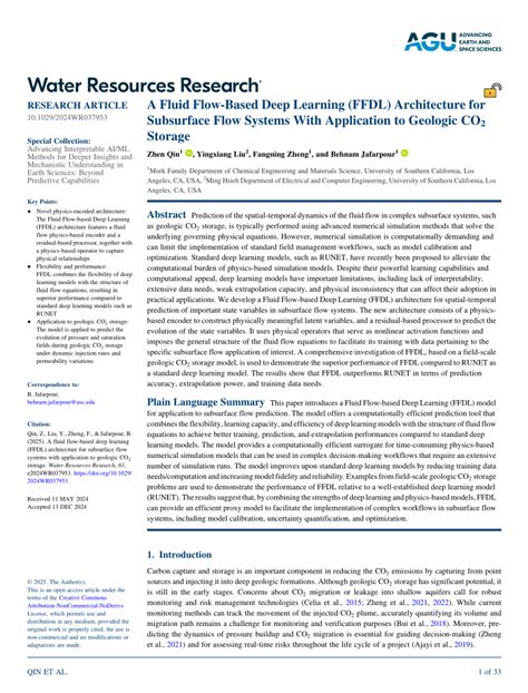 Pdf A Fluid Flow‐based Deep Learning Ffdl Architecture For