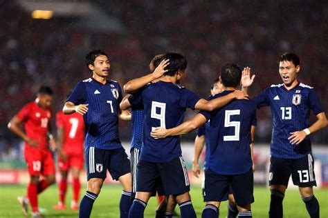 Wk 2022 Selectie Van Het Nationale Team Van Japan