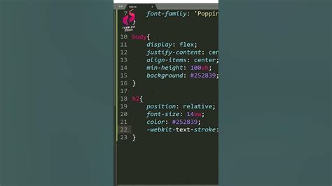 Animating A Text Using Css And Html Flawlesscoder Shorts Youtube