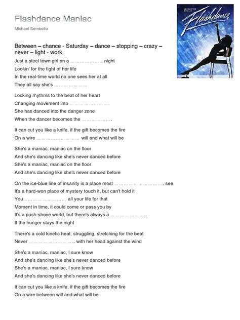 Flashdance Maniac Pdf