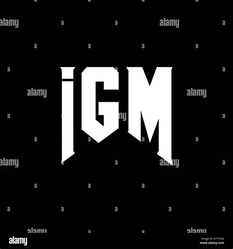Igm Letter Logo Design For Technology Company Igm Logo Design Black