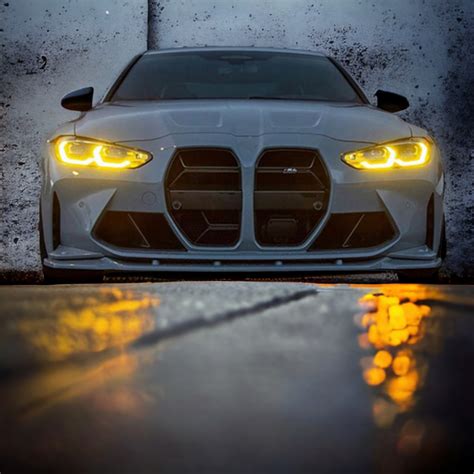 Bmw 4 Series I4 M4 G80 G82 Laser Style Yellow Drl Module Kit 2019