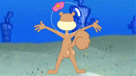 Sandy Cheeks Showing Off Her Cheeks By Marioluigin64 On Deviantart