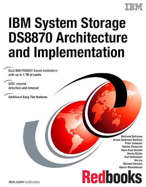 Front Cover Ibm System Storage Ds8870 Architecture And Implementation [book]