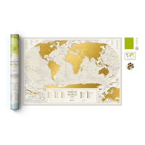 Скретч-карта мира Geography World Travel Map - купить с доставкой по ...