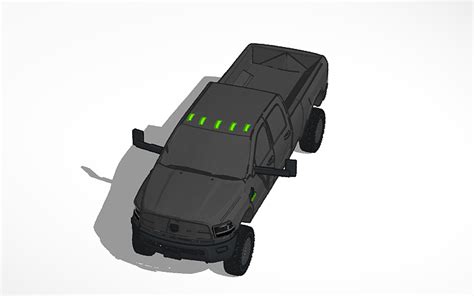 3d Design 2018 Dodge Ram 3500 Sema Hauler Tinkercad