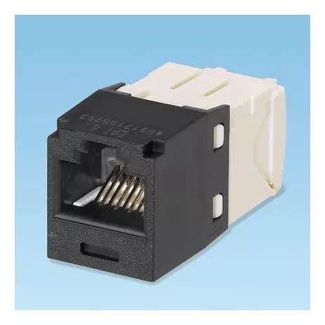 Panduit Mini com Tx6 plus Giga channel Cat6 jack Negro Envío gratis
