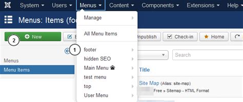 How To Create And Display Menus In Joomla Szoupi Web Design And