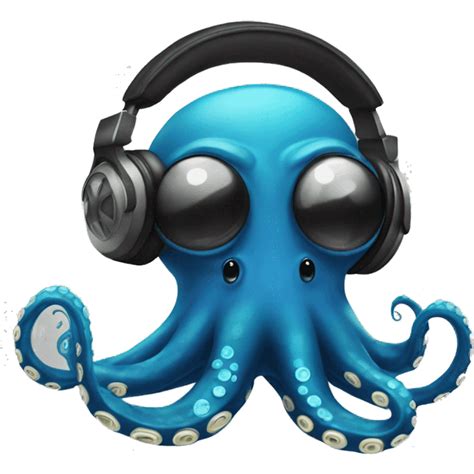 Dj Octopus Emoji Ai Emoji Generator