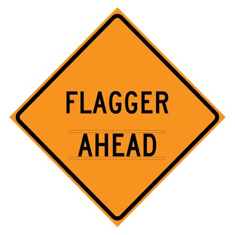 Flagger Ahead National Highway Products