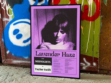 Taylor Swift Lavender Haze Album Cover Poster 9