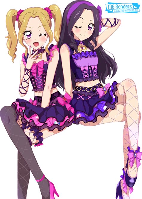 Aikatsu Daichi Nono Shirakaba Risa Render 2 Png