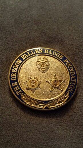 Oregon Fallen Badges Challenge Coins Coins Badge