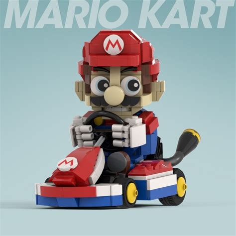 Lego Moc 257227 Mario Kart By Choidambaek Rebrickable Build With Lego