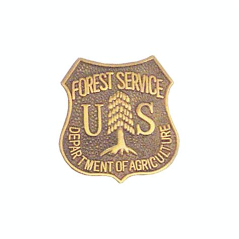 Forest Service Brass Shield Pin Western Heritage Company Inc