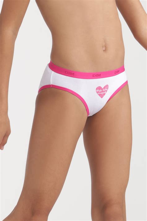 Pack De 3 Bragas De Niña Estampadas Con Cintura Elástica Bragas Para