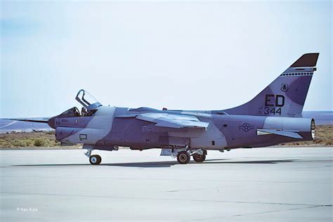 Photo Vought Ya 7f Strikefighter At Edwards Afb California