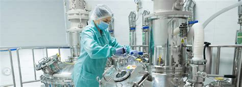 Pharmaceutical Technician In Sterile Environment At Pharmacy Industry