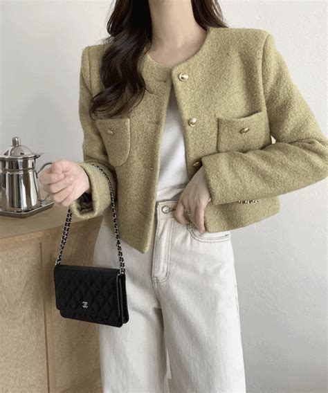 당일🚀 11💕 부클 트위드 노카라 자켓 트위드자켓 자켓 봄 신상 데일리 결혼식 하객룩 고퀄리티 초특가 할인 이벤트 출근 에이블리