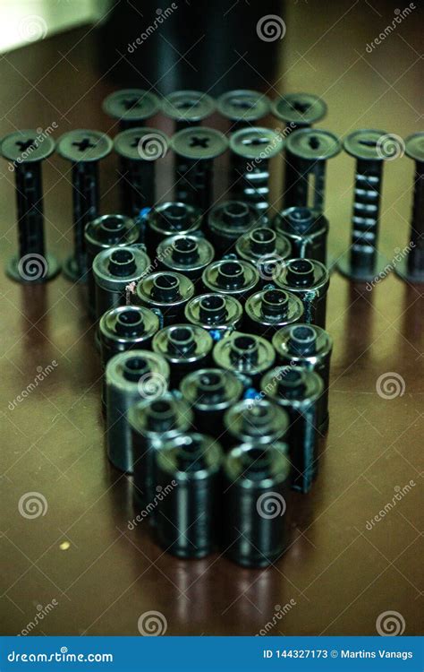 Details Of Analog Film Lab Equipment On The Table Stock Image Image