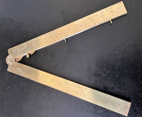 Sector Proportion Compass Signed Vve Lennel 1 Brass Catawiki