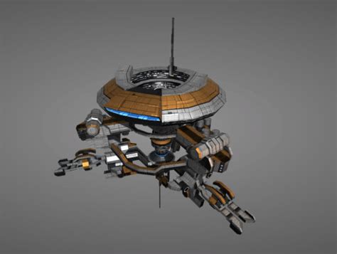 Sci Fi Space Station 4 3d Sci Fi Unity Asset Store