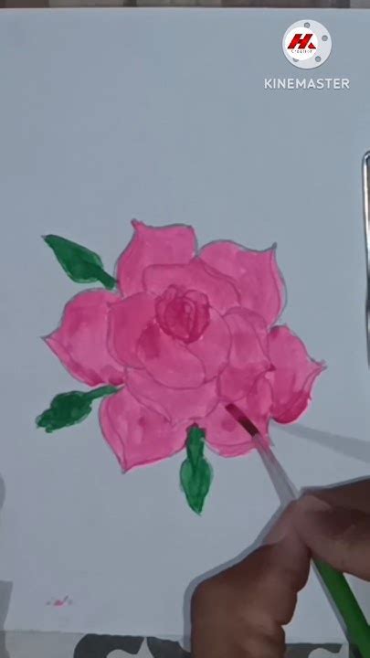 Gulab Phool Pencil Colour Drawing Shorts Youtubeshorts Ytshorts Drawing Youtube
