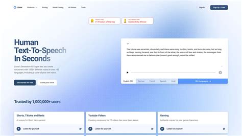 Listnr Ai Ai Voice Generator And Text To Speech Tool Creati Ai