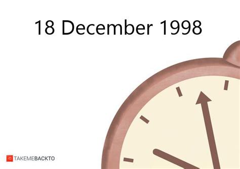 December 18 1998 What Happened That Day Takemebackto