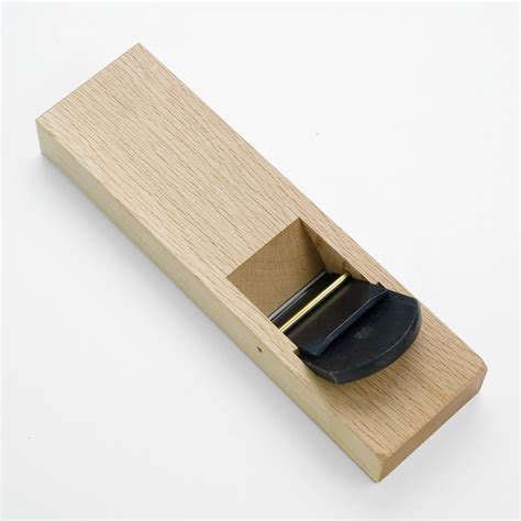 Satoru Small Hand Plane Swedish Steel White Oak Base 48mm 55mm Honmamon Japan