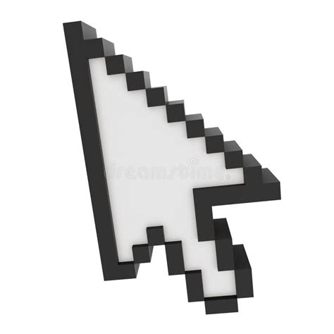 Pixelated Cursor Stock Illustration Illustration Of Choice 137655335