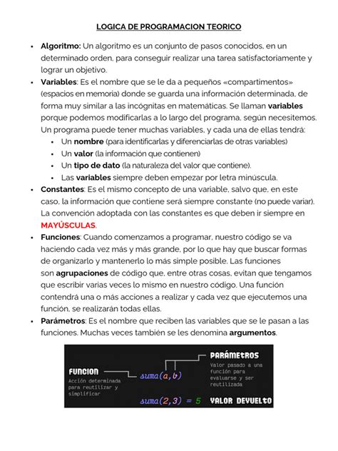 Informacion Teorica De Javascrip Pdf Variable Informática Lenguaje De Programación